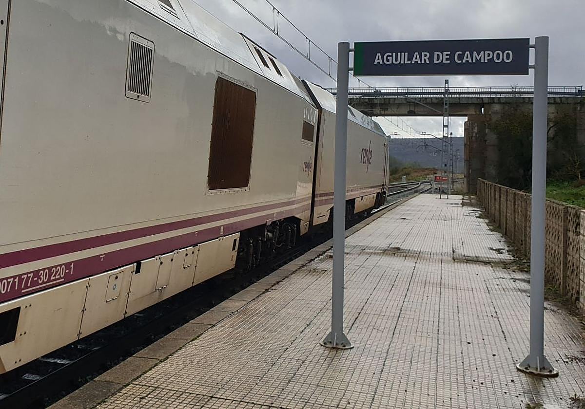 Restablecida la circulación ferroviaria entre Aguilar y Mataporquera tras tres horas cortada ...